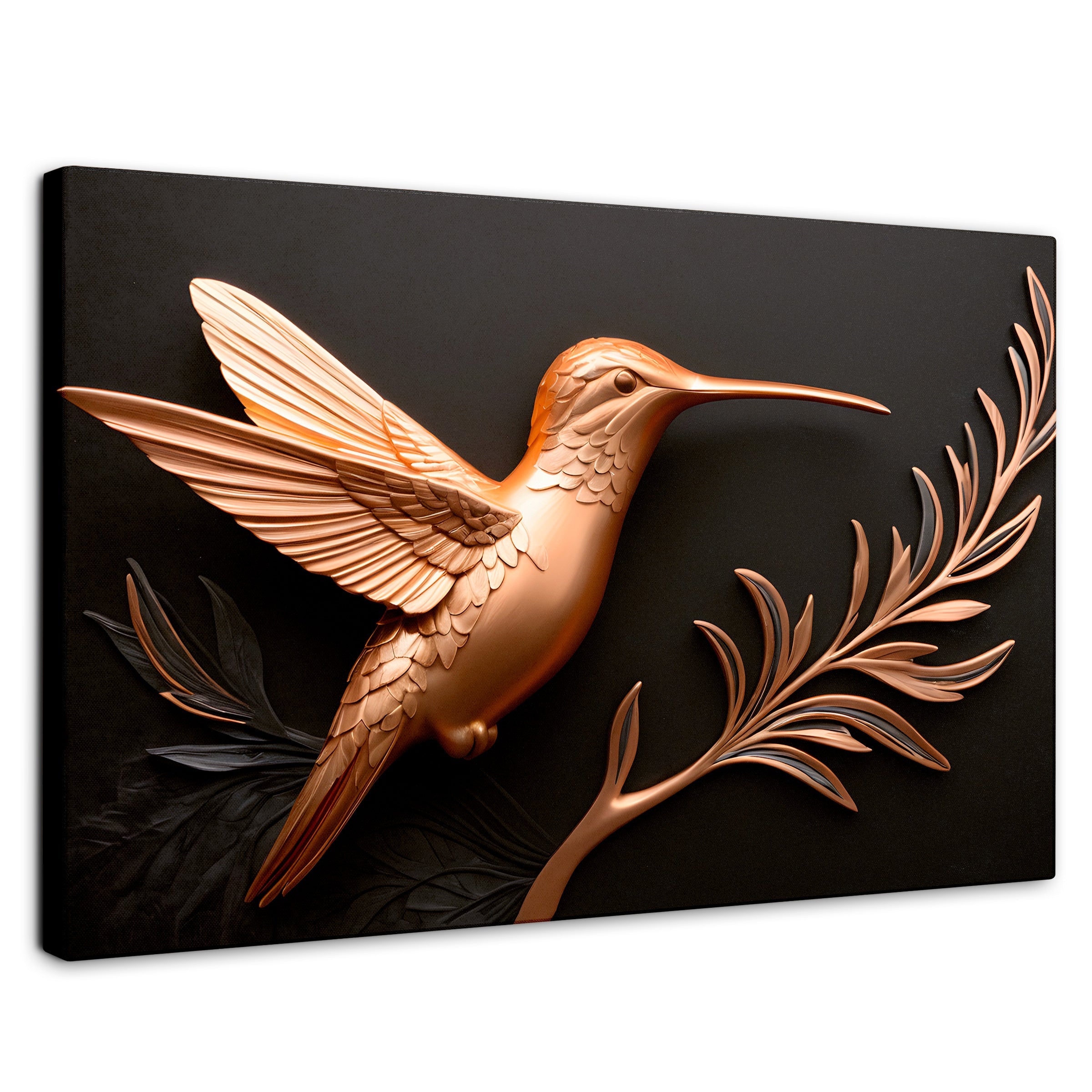 Cuadro Colibrí Dorado | CanvasRevolution.mx – Canvas Revolution